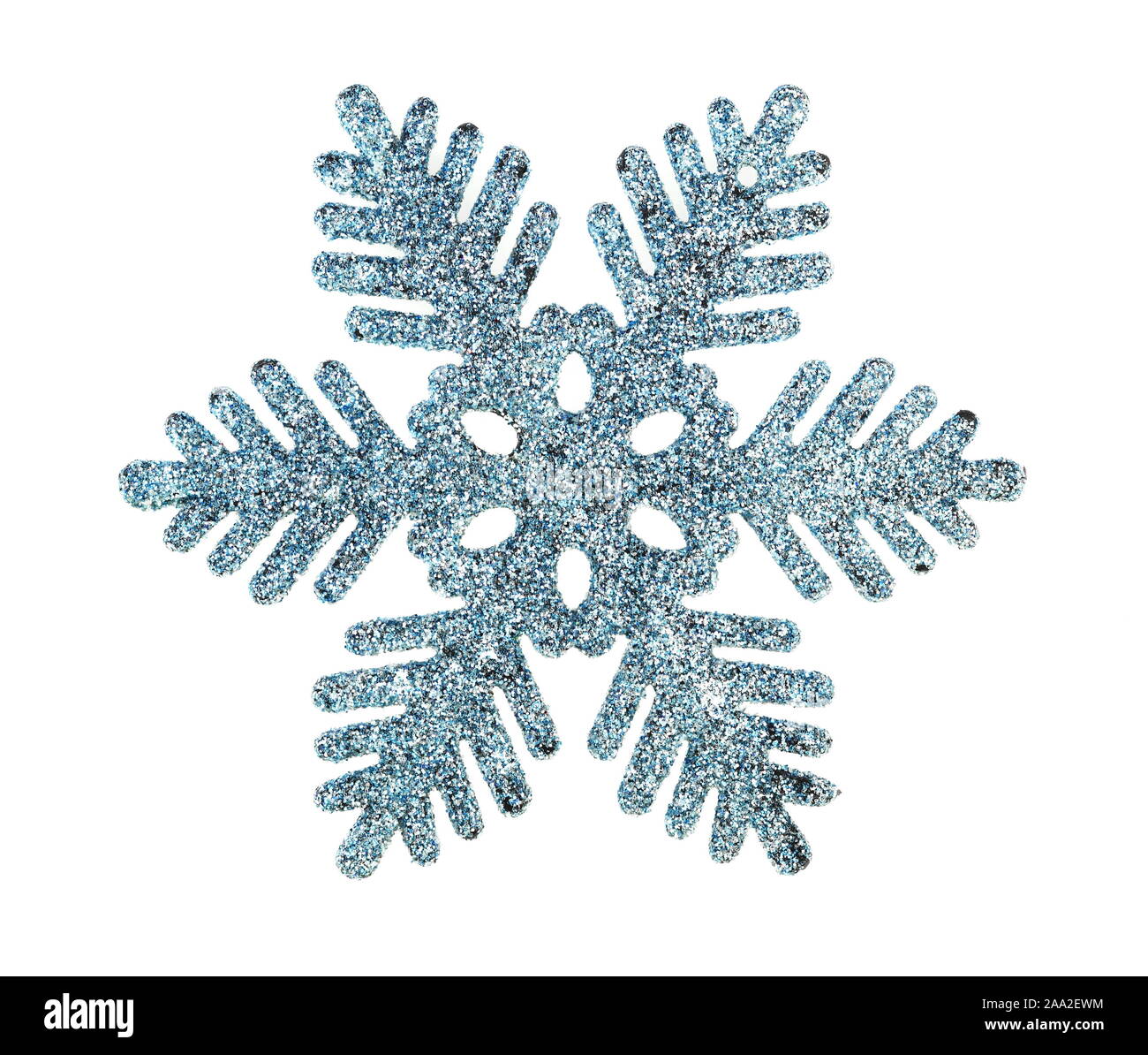 Single decorational snowflake isolated over the white background Stock ...