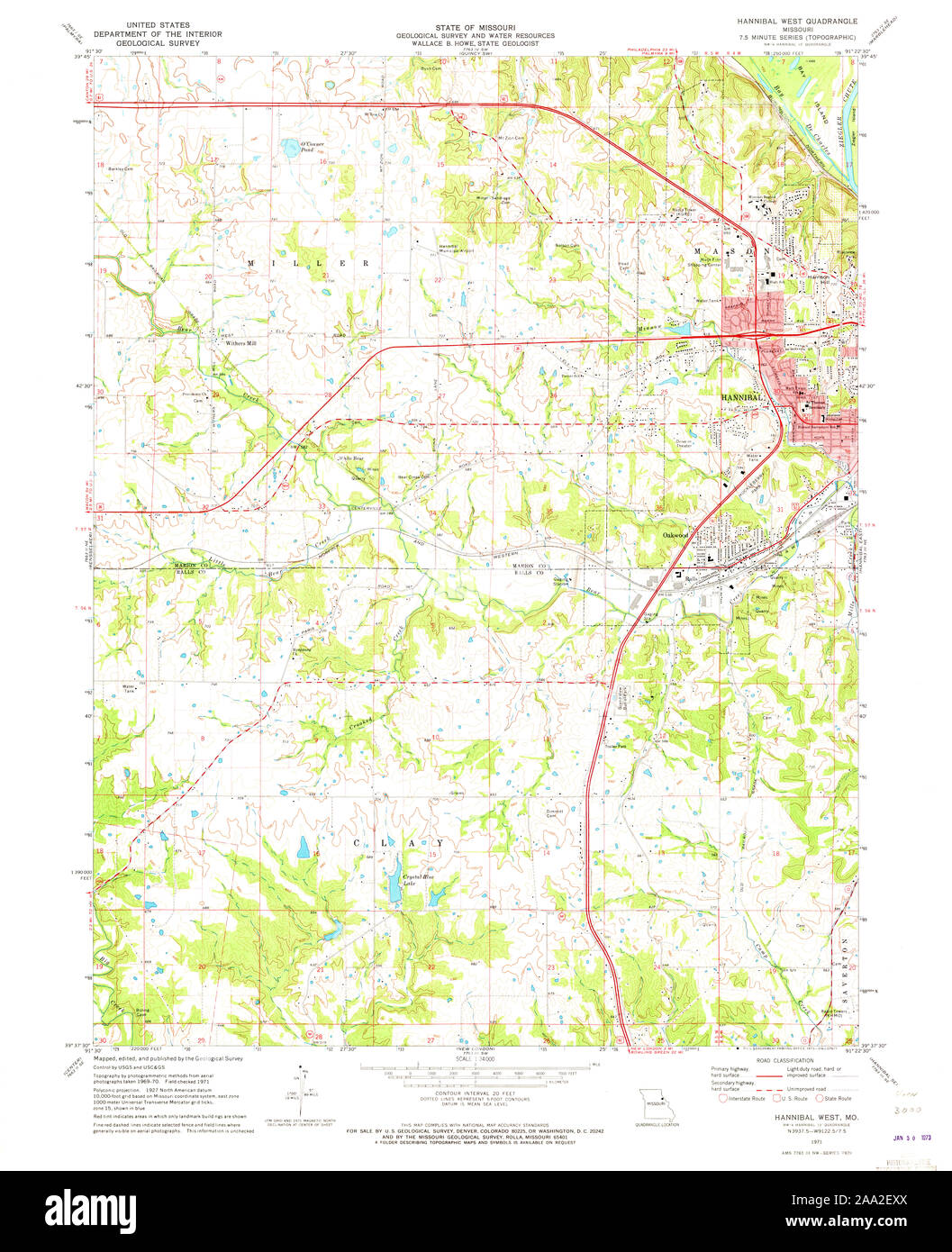 Hannibal map Cut Out Stock Images & Pictures - Alamy
