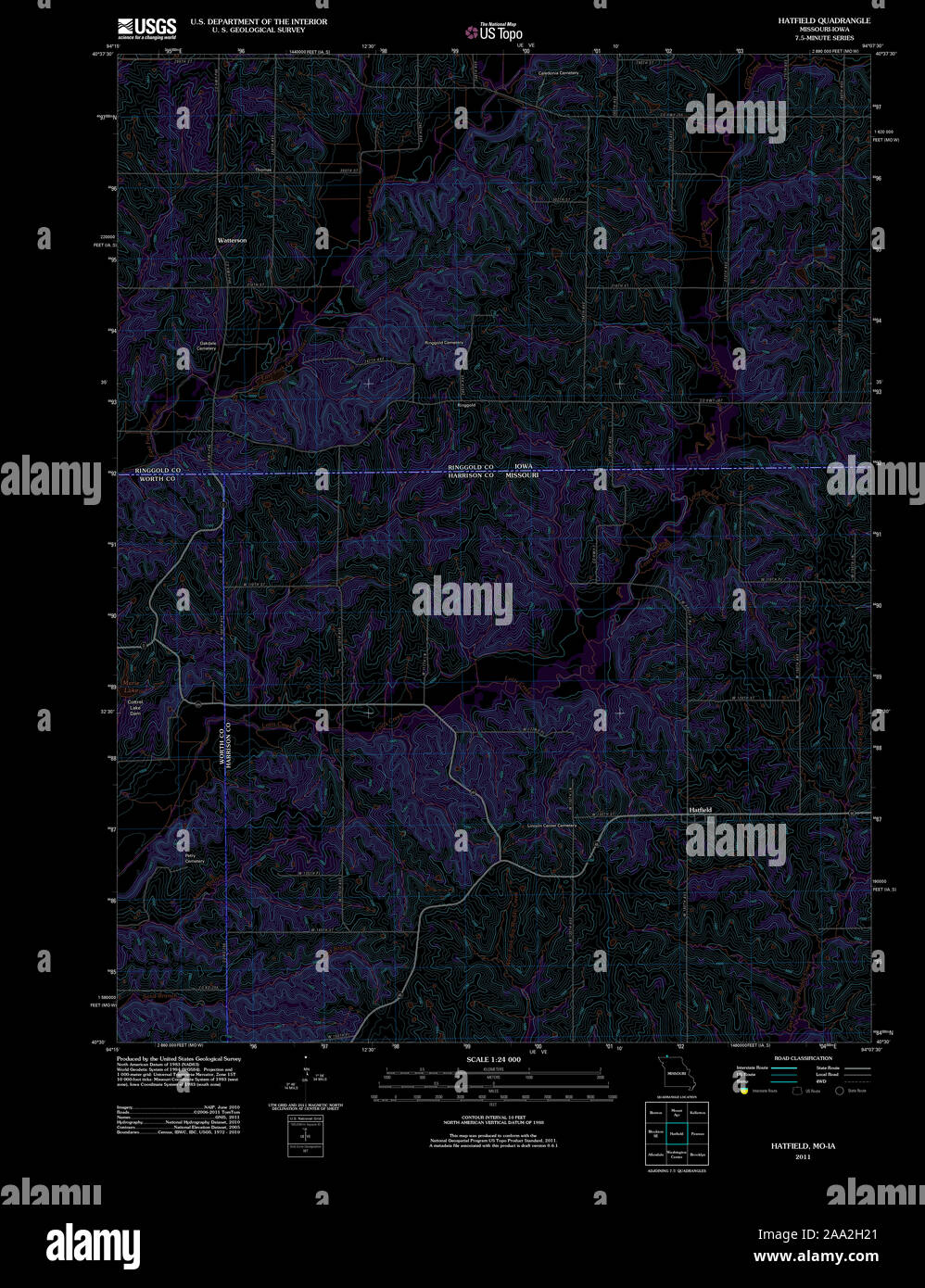 Map of hatfield hi-res stock photography and images - Alamy