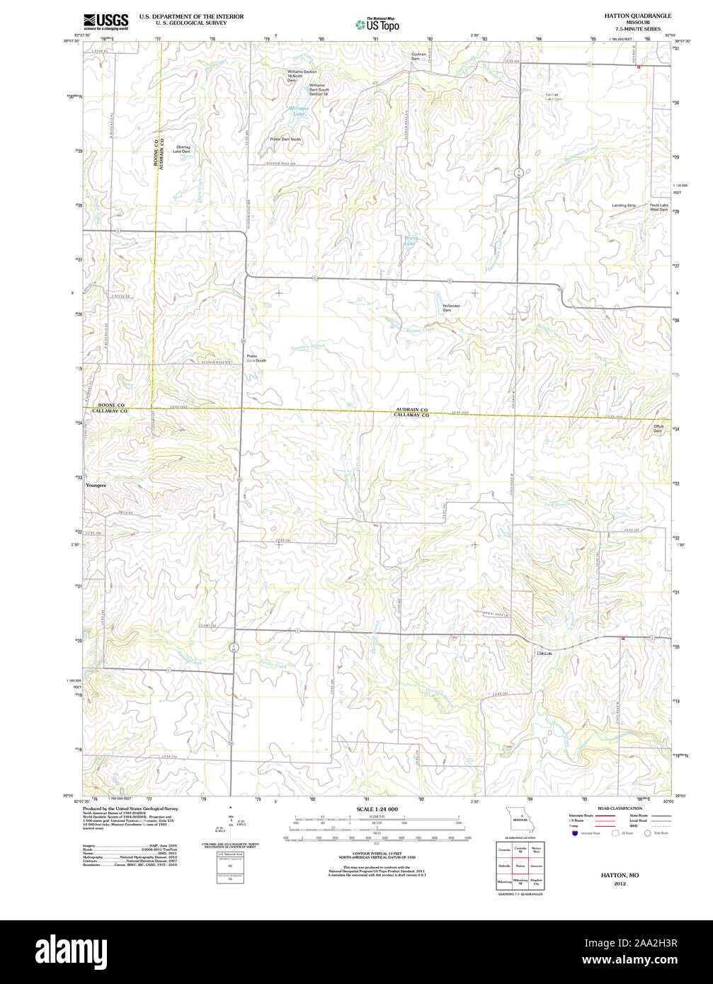 Hatton map Cut Out Stock Images & Pictures - Alamy