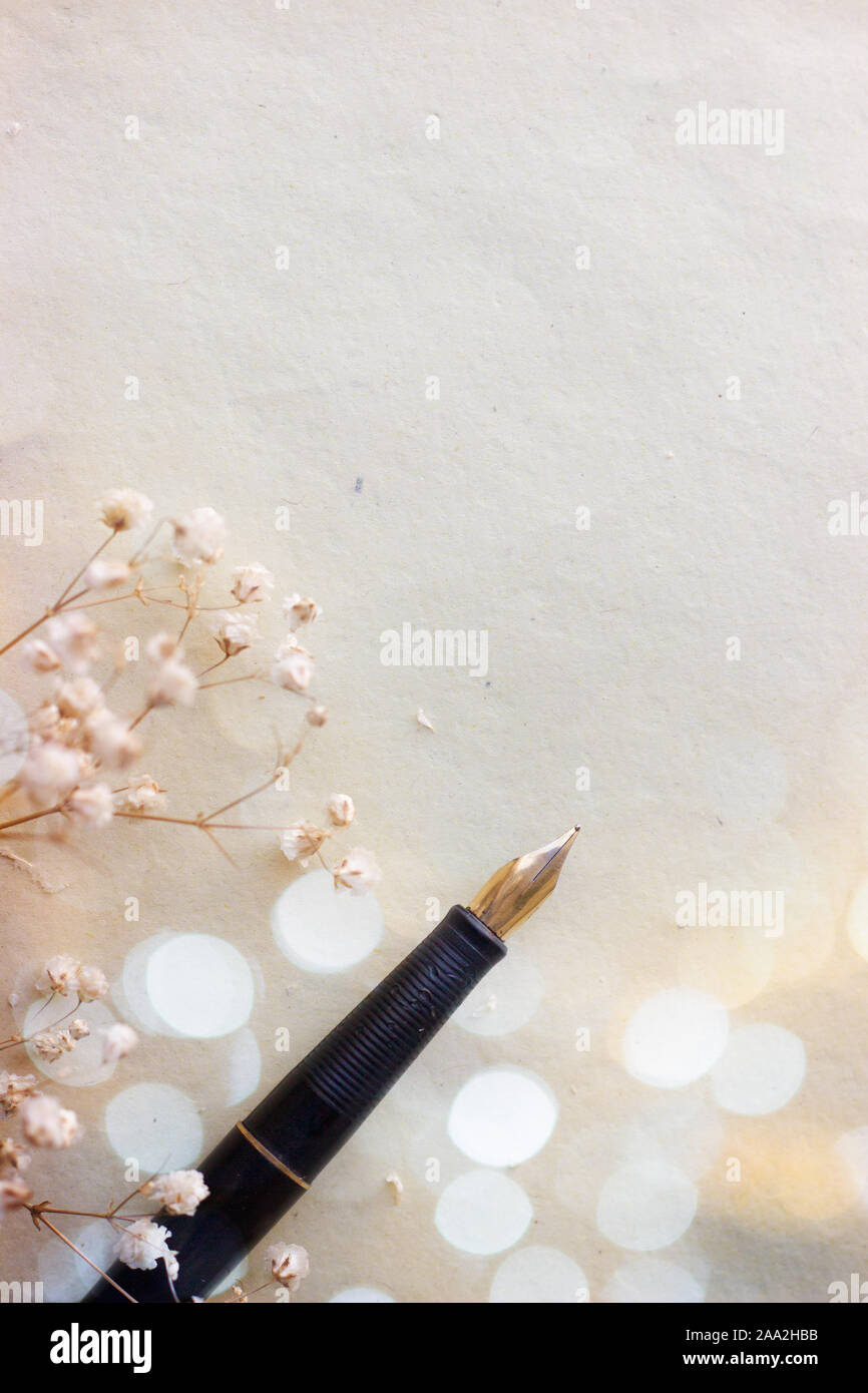 Pen And Paper Background