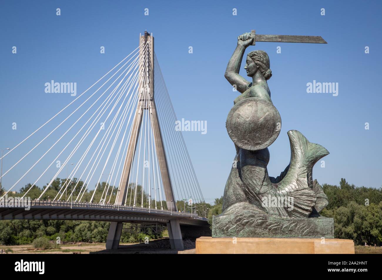 Warsaw mermaid hi-res stock photography and images - Alamy