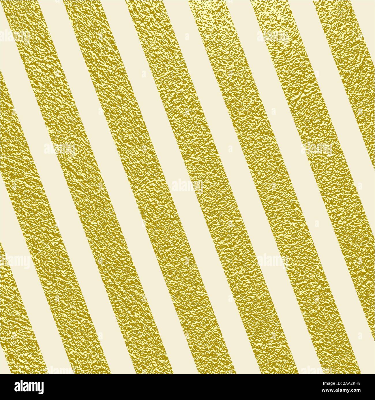 Gold And White Striped Background
