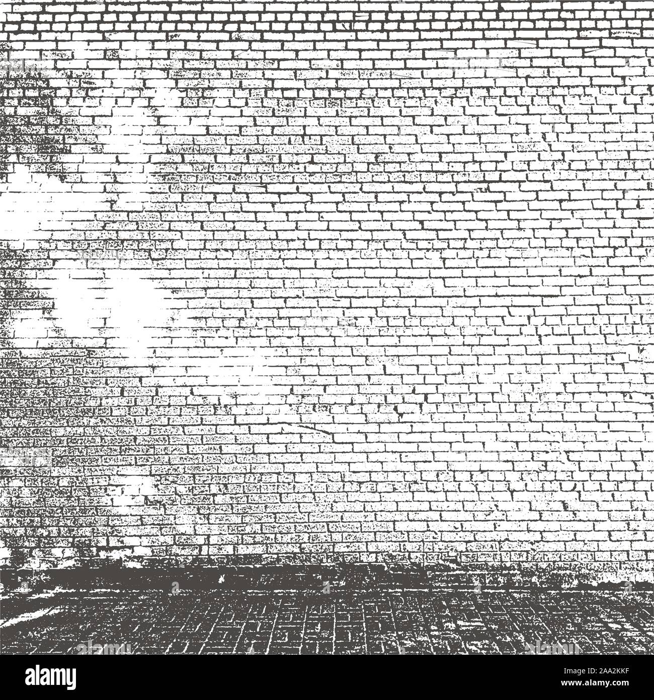 Messy cement in brick Stock Vector Images - Alamy