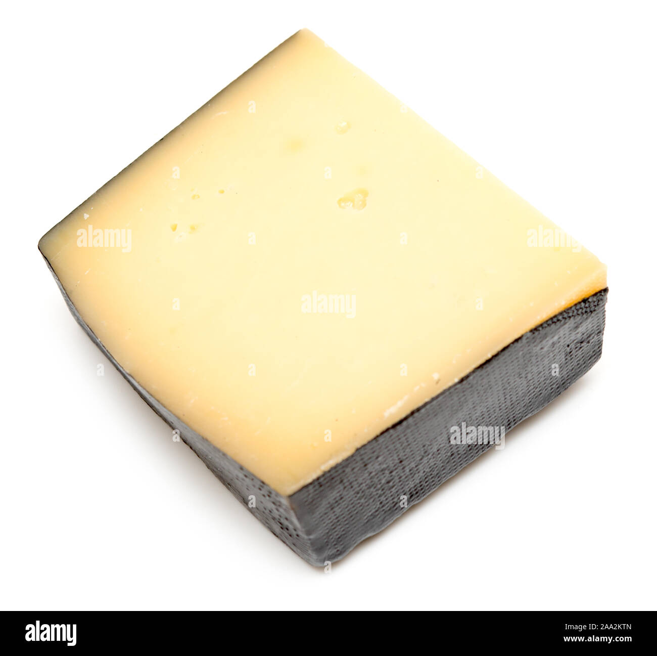Cheese noir isolated on white background Stock Photo - Alamy