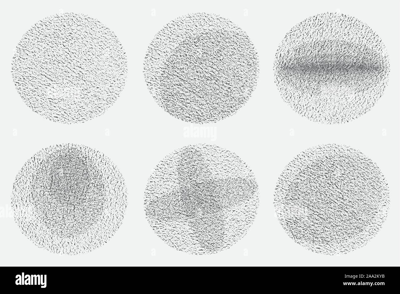 Set of grunge circles. Damage round grunge shape silhouette. Circle ...