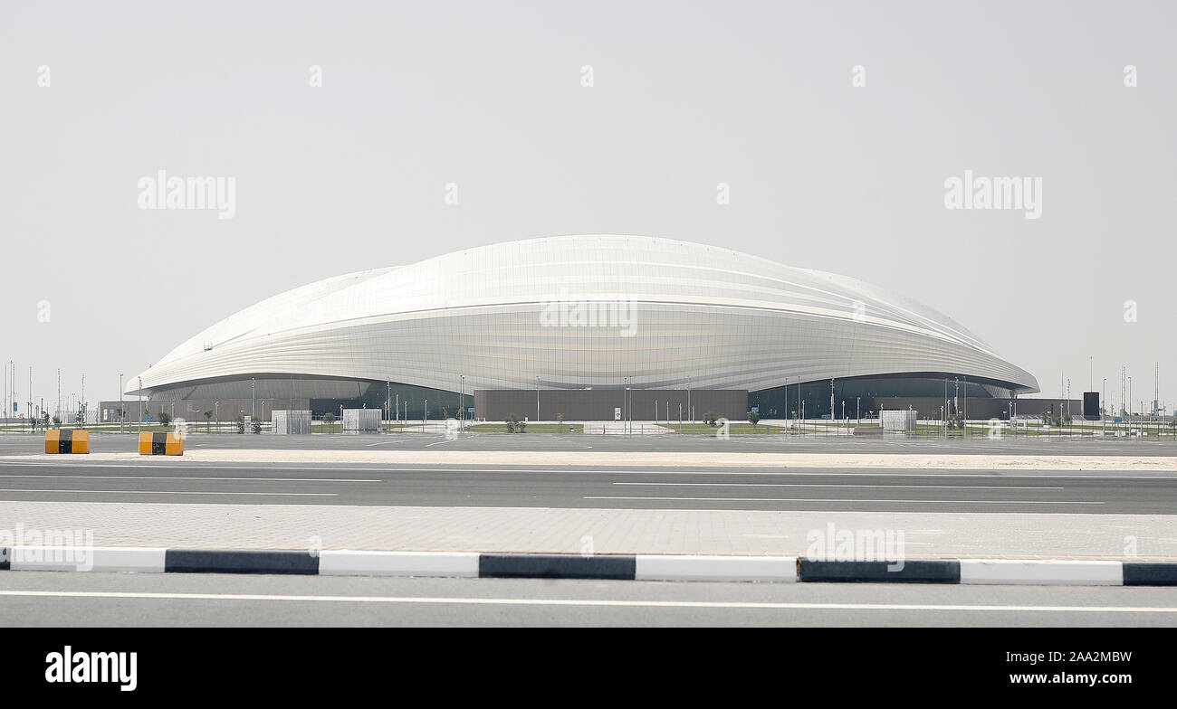 A general view of the Al Janoub Stadium, Doha, Qatar. The stadium is to ...