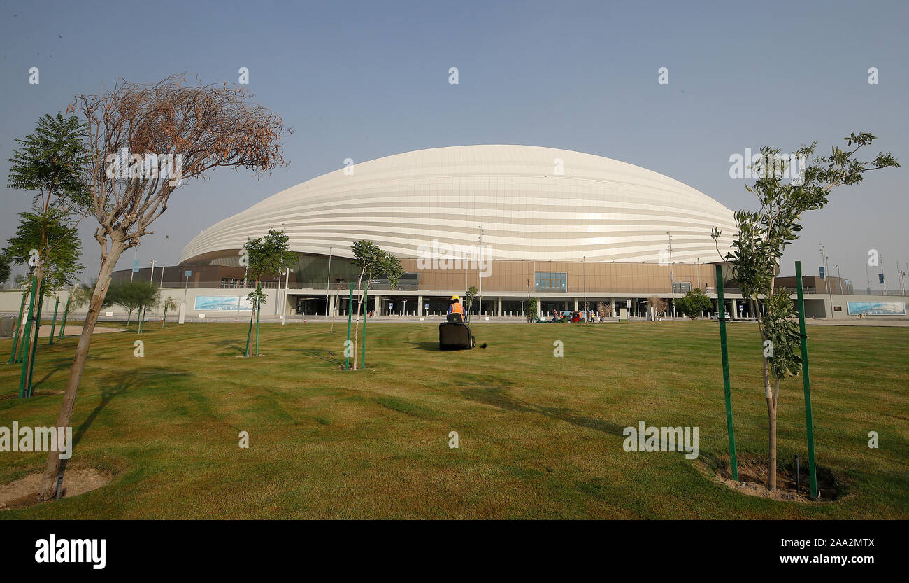 A general view of the Al Janoub Stadium, Doha, Qatar. The stadium is to ...