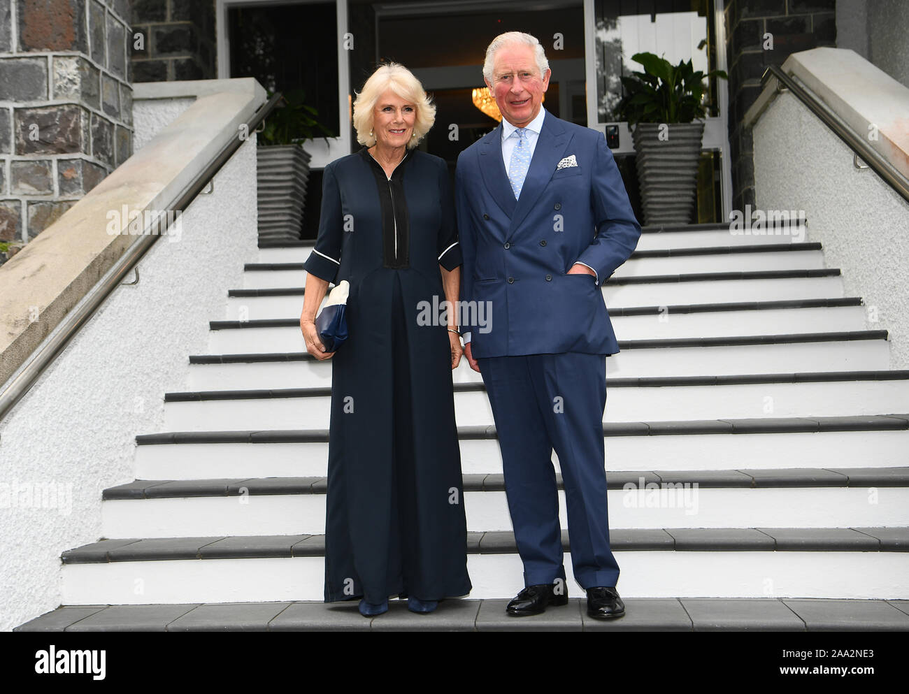 The Prince of Wales and The Duchess of Cornwall attend a reception ...