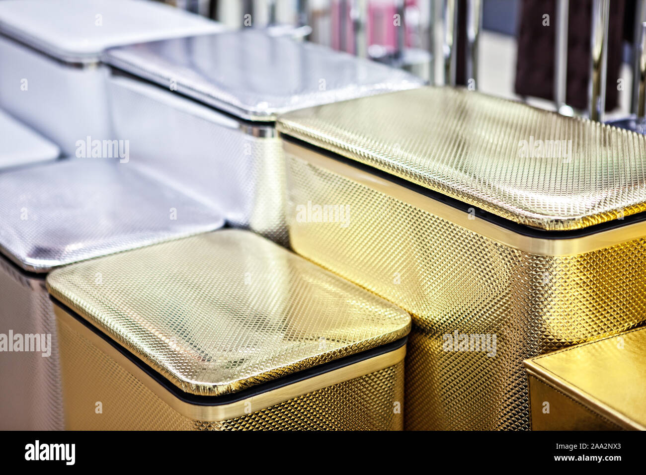Plastic storage bins with clothes hi-res stock photography and images ...