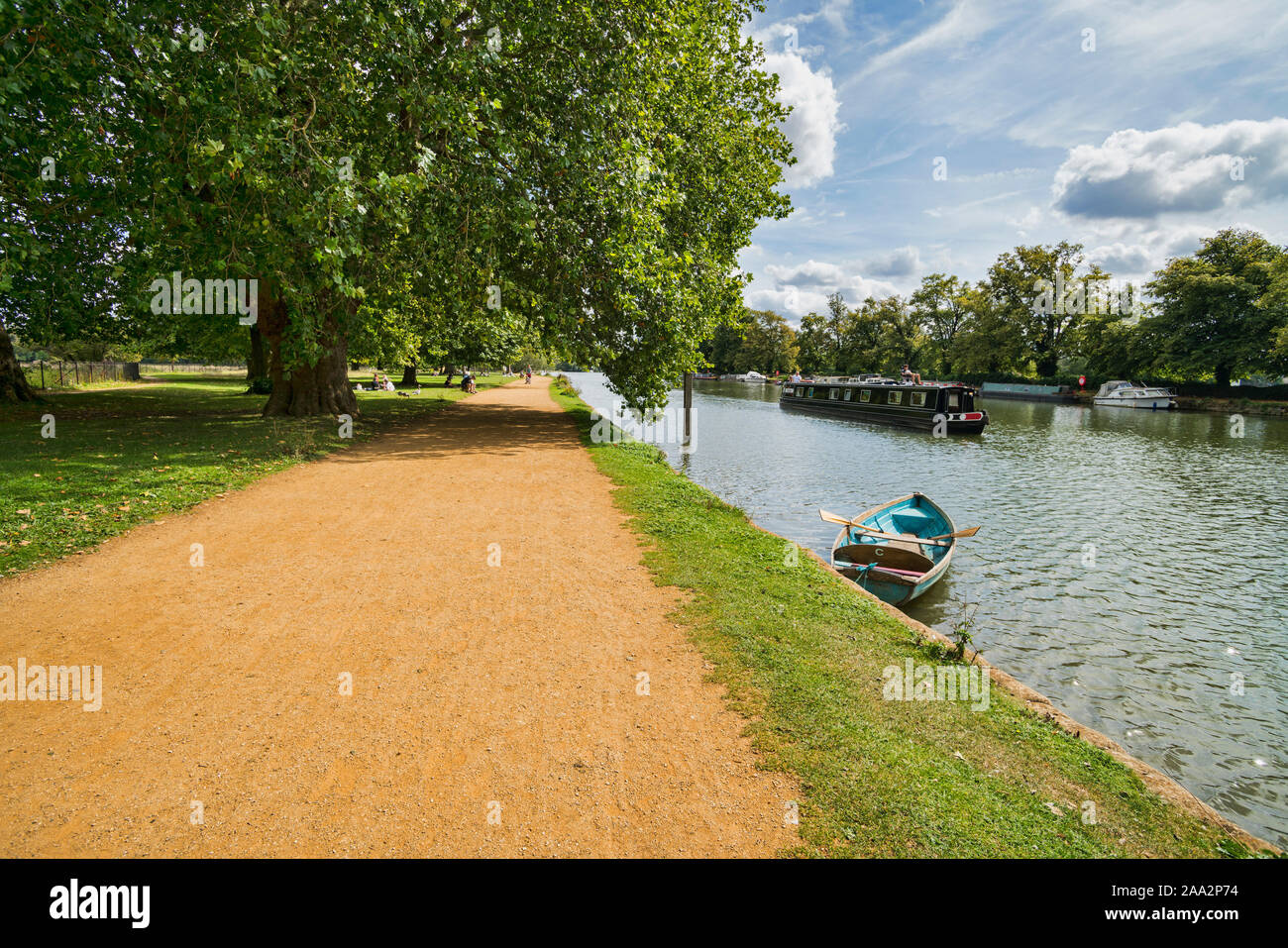 River Thames, Christ Church Meadow, Oxford University, Oxford ...