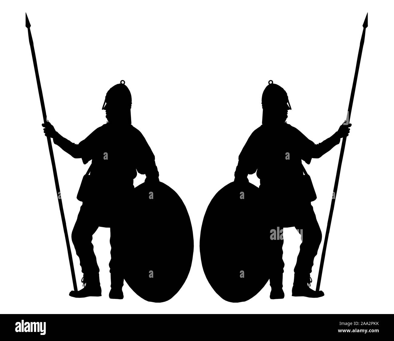Soldiers silhouette Cut Out Stock Images & Pictures - Alamy
