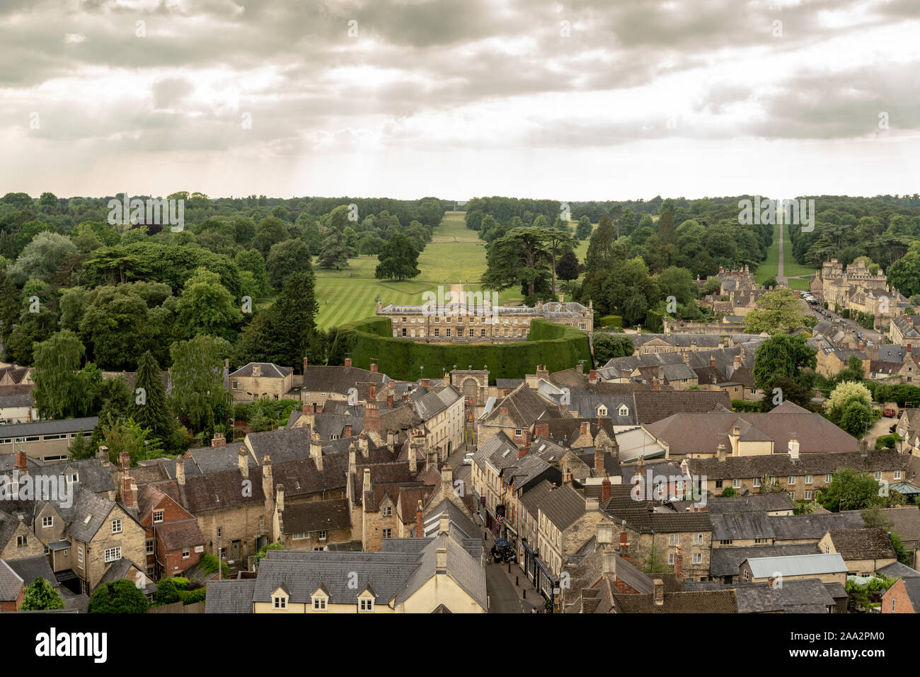 Cirencester Park Aerial Photo Stock Photo - Alamy