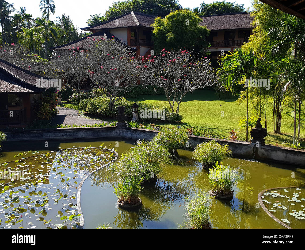 View of the Club Med beach resort rooms, Bali, Indonesia Stock Photo ...