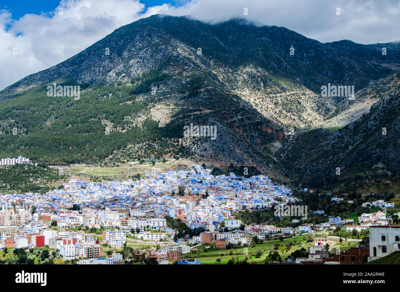 Chefchaouen panorama hi-res stock photography and images - Alamy