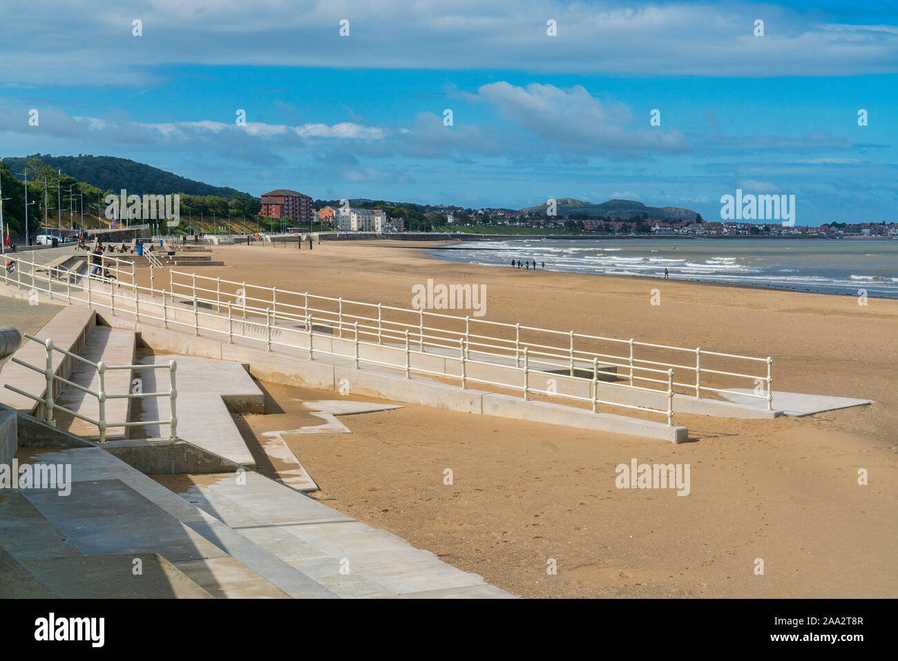 Rhos on sea beach hi-res stock photography and images - Alamy