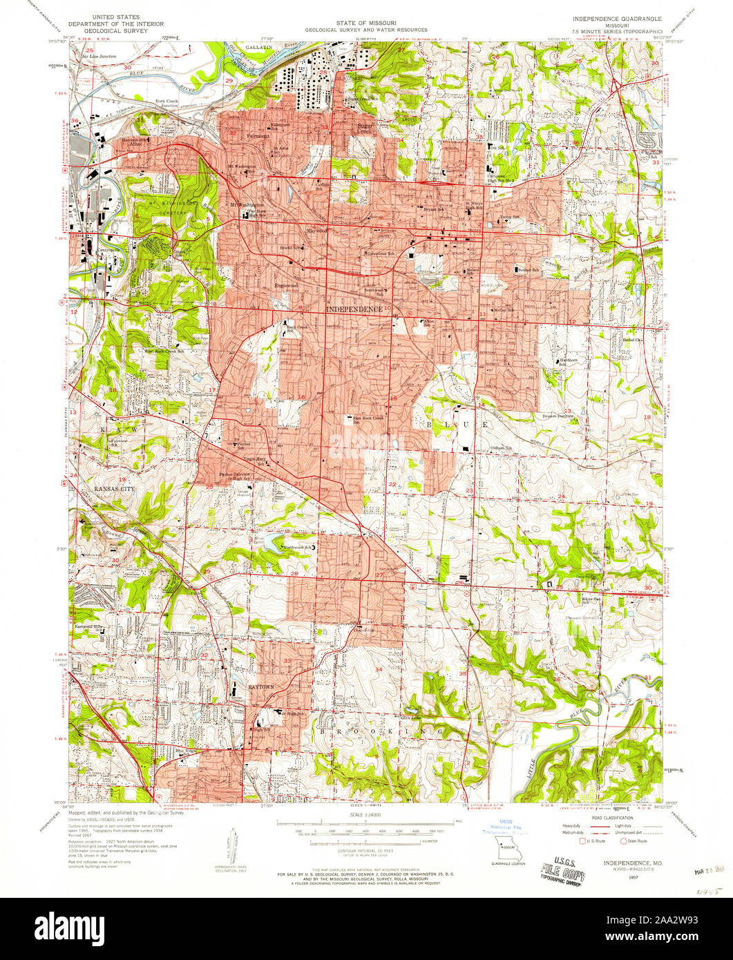 Independence missouri map hi-res stock photography and images - Alamy