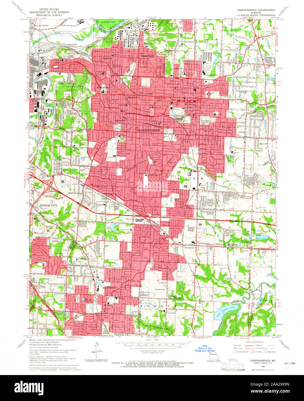 Independence missouri map hi-res stock photography and images - Alamy