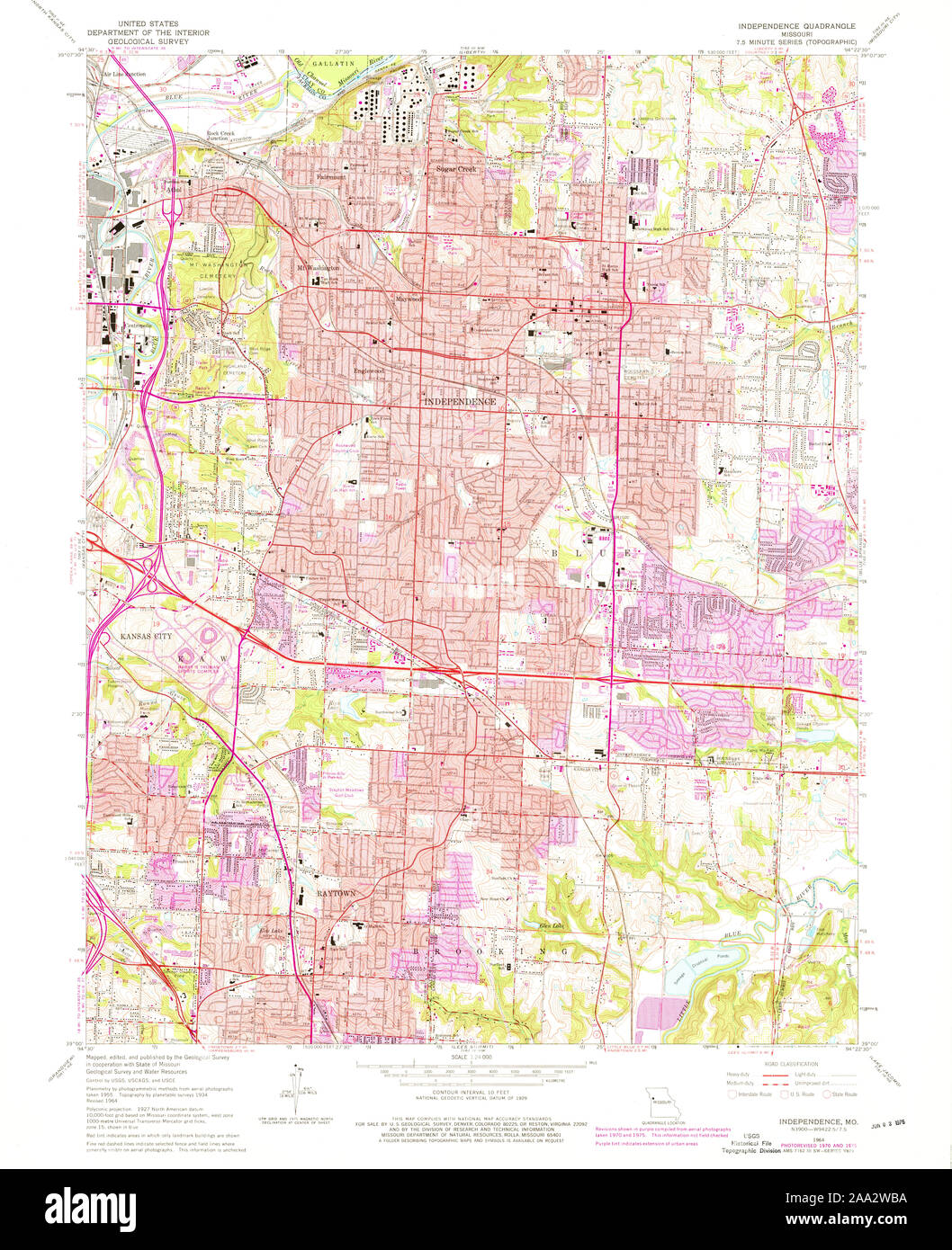 Independence missouri map hi-res stock photography and images - Alamy