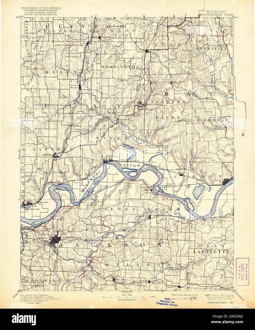 Map of independence missouri hi-res stock photography and images - Alamy