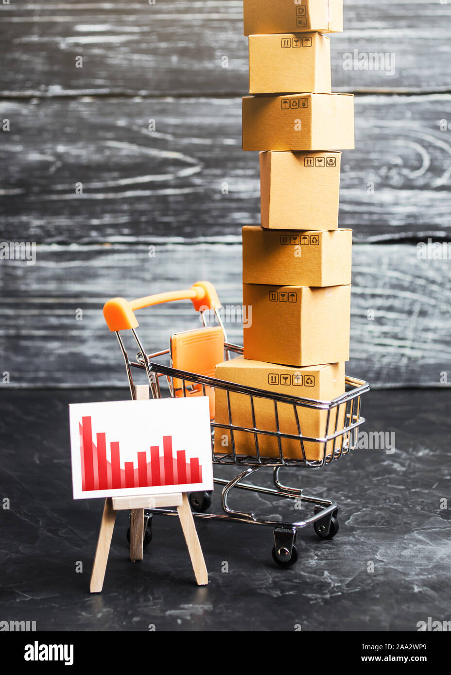 Decline chart hi-res stock photography and images - Alamy