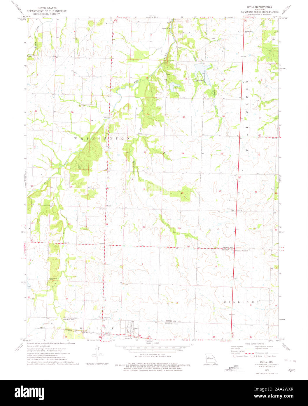 Ionia map hi-res stock photography and images - Alamy