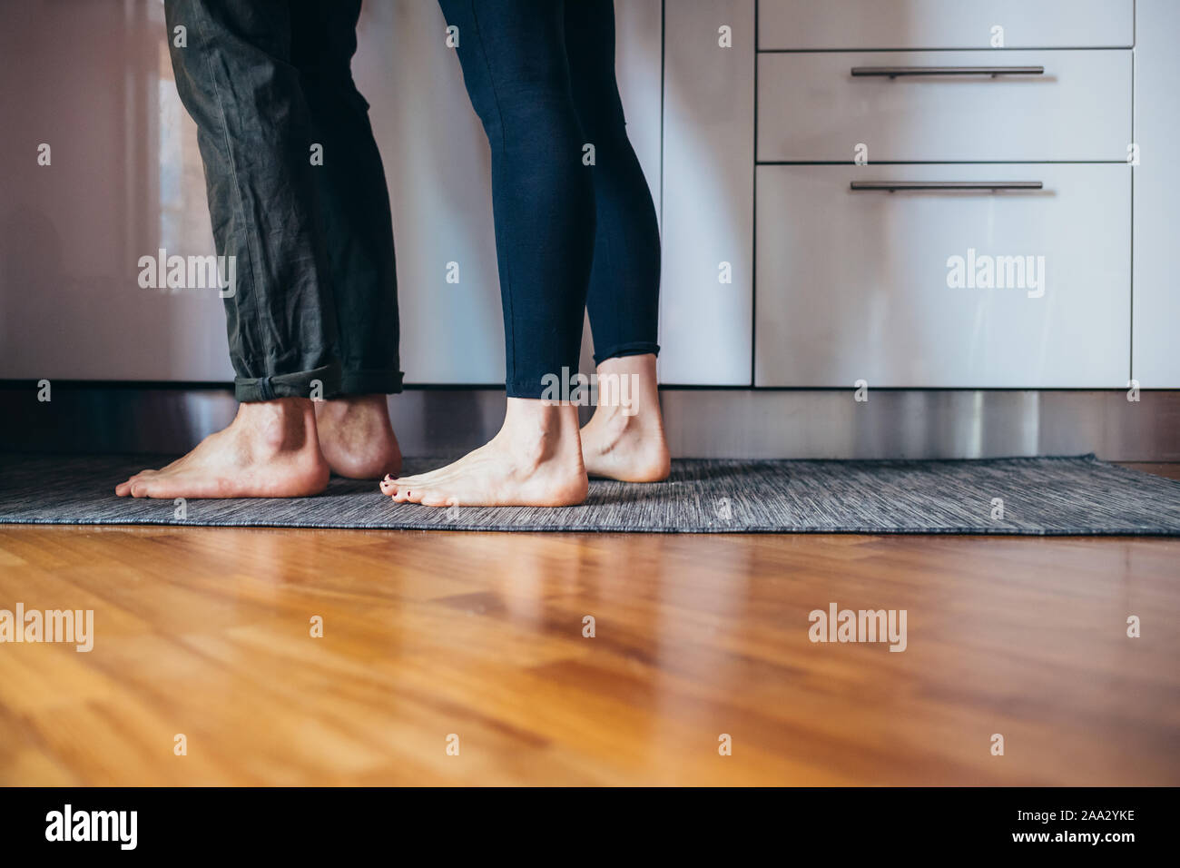 Woman flirting with foot hi-res stock photography and images - Alamy