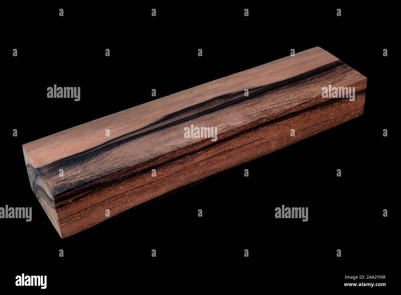 Logs of Persimmon wood beautiful pattern for crafts at the black ...