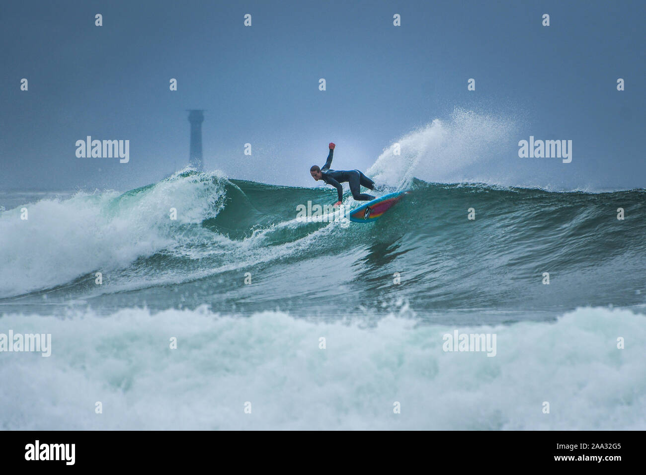 Sennen Cove Surfing Stock Photo - Alamy