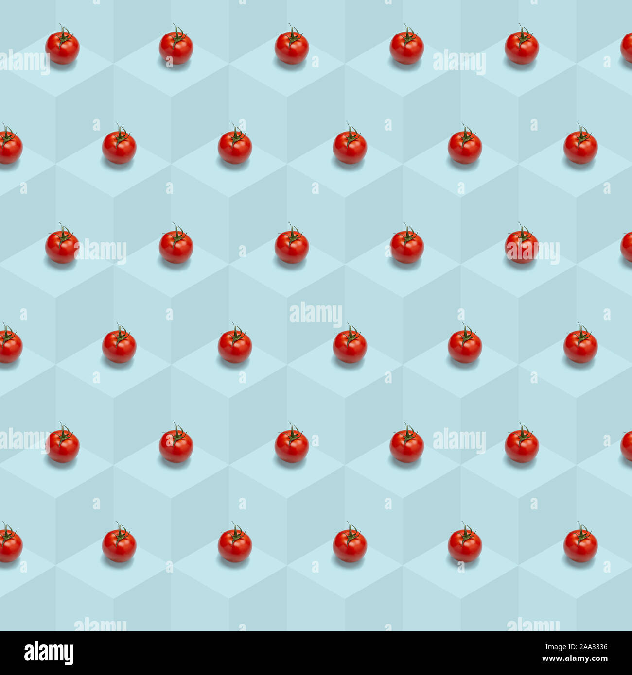 Tomato vegetable background, Isometric pattern photographed, Tomato's ...