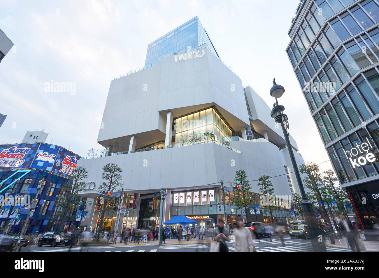 Shibuya PARCO department store is unveiled during a press preview in ...