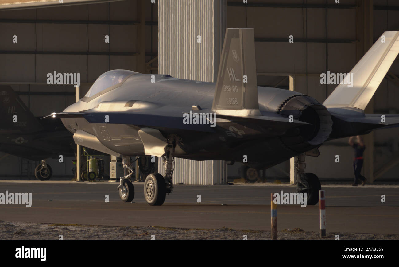 U.S. Air Force F-35A Lightning II’s from Hill Air Force Base returned ...