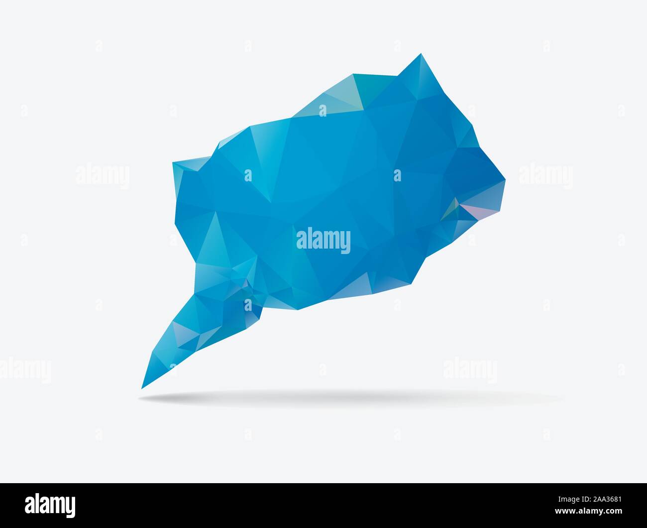 Mosaic blue background triangles Stock Vector Images - Alamy