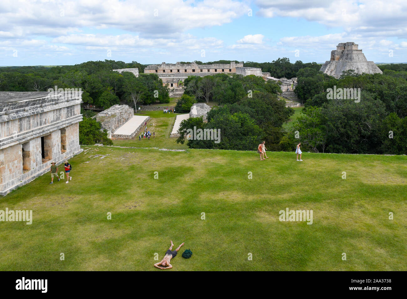 Uxmal, ancient Maya city of the classical period located in the Puuc ...
