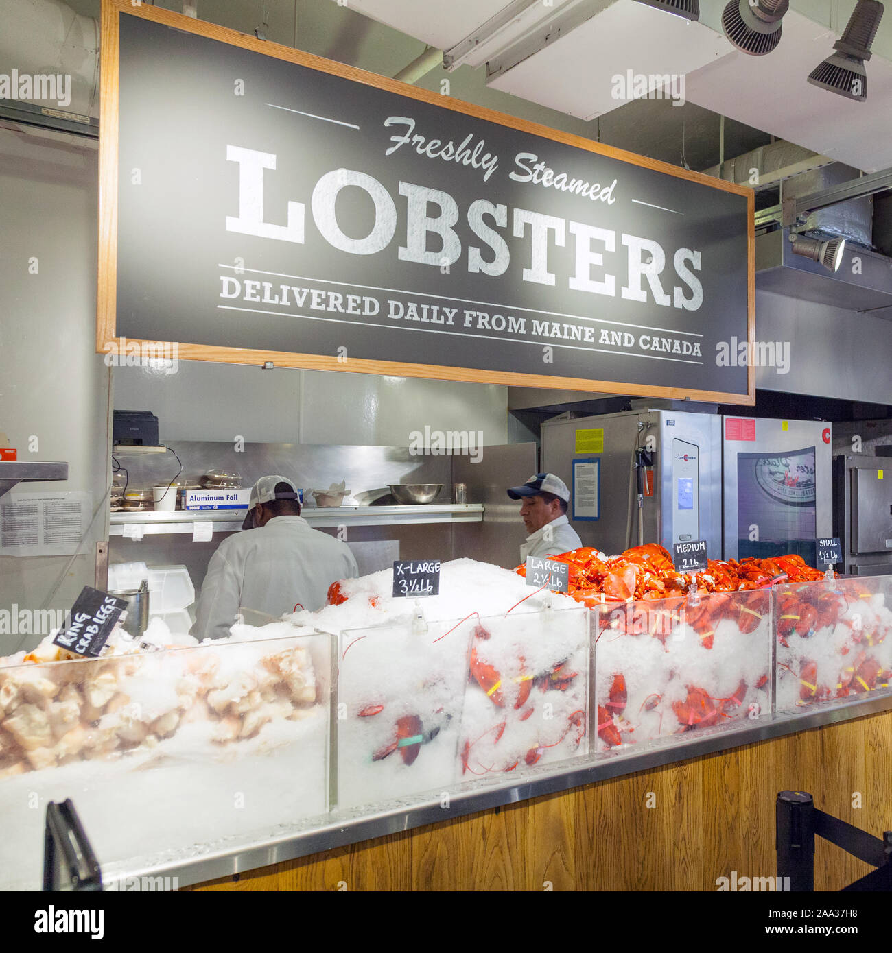 Lobster place chelsea food market hi-res stock photography and images ...