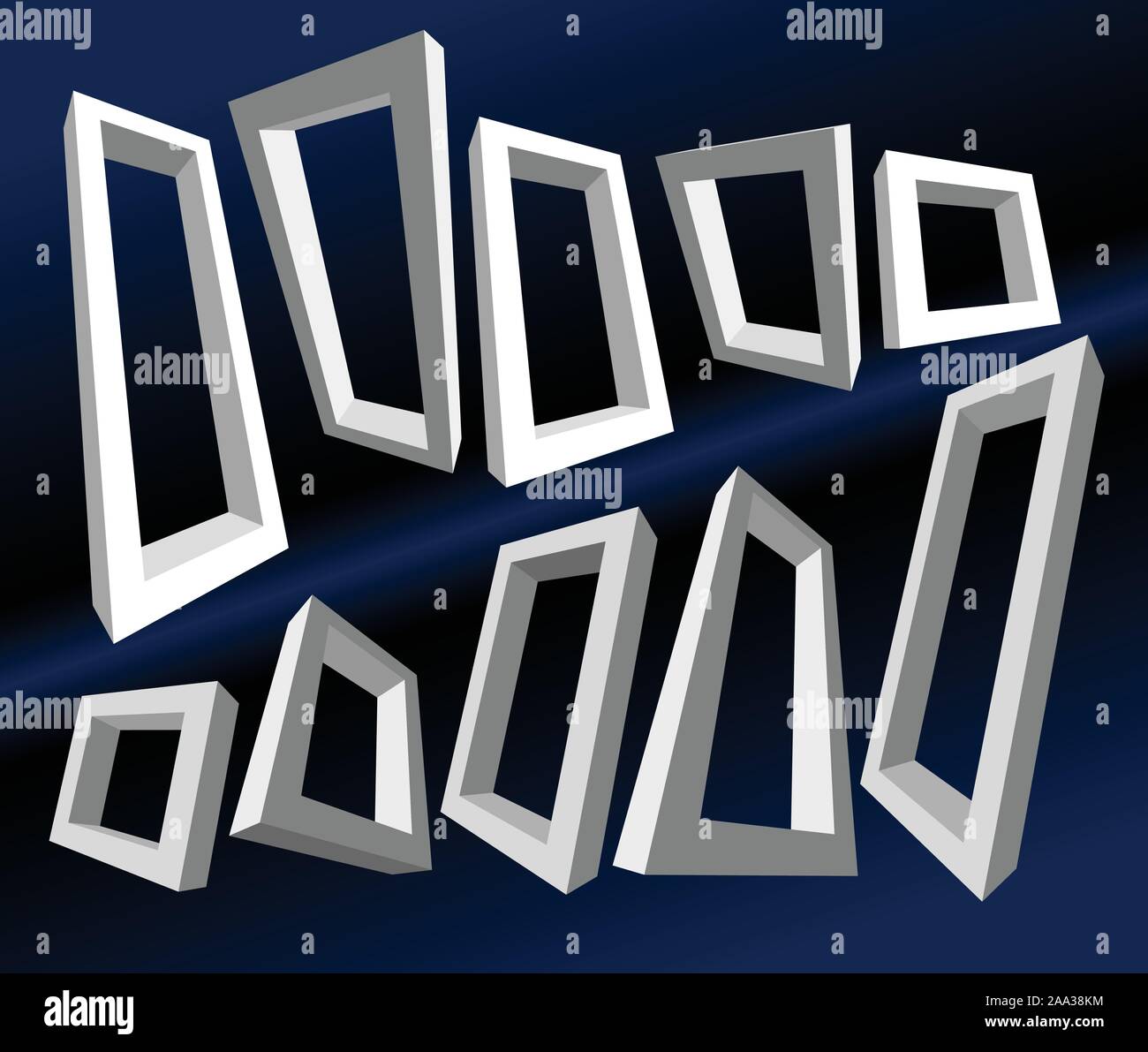 White plastic window frames Stock Vector Images - Alamy