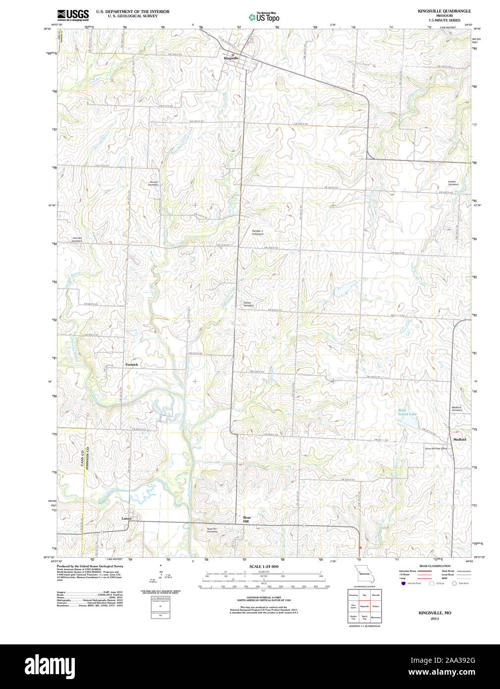 Map of kingsville hi-res stock photography and images - Alamy
