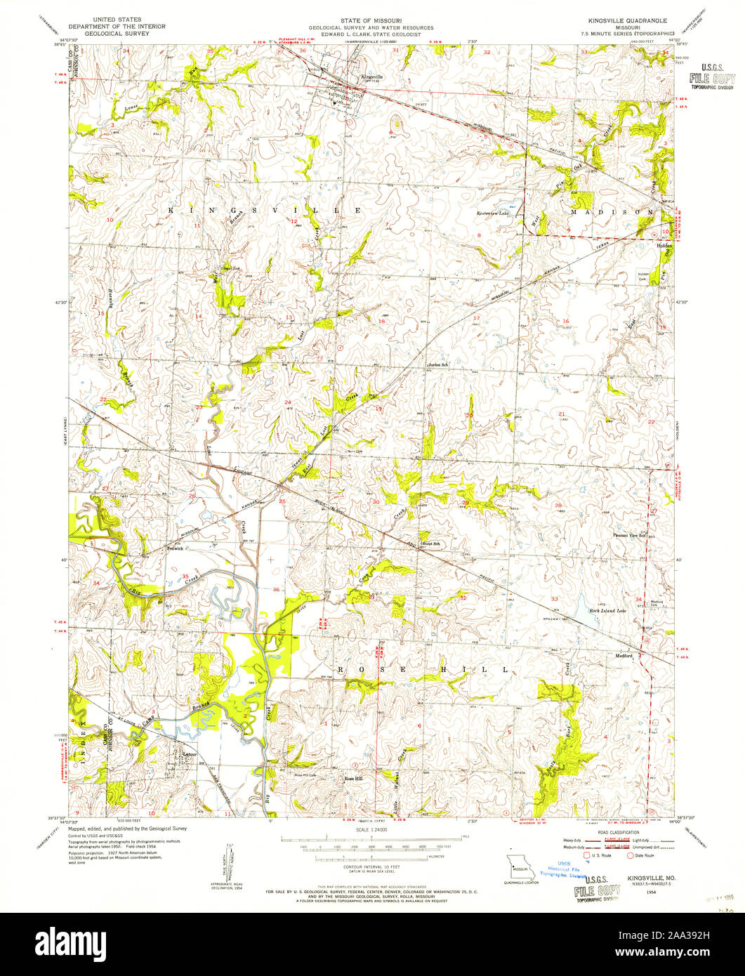 Map of kingsville hi-res stock photography and images - Alamy