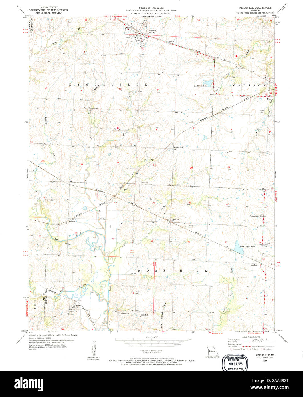 Map of kingsville hi-res stock photography and images - Alamy