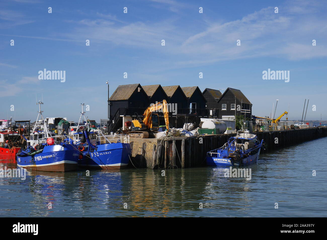 Whitstable fishing boats hi-res stock photography and images - Alamy