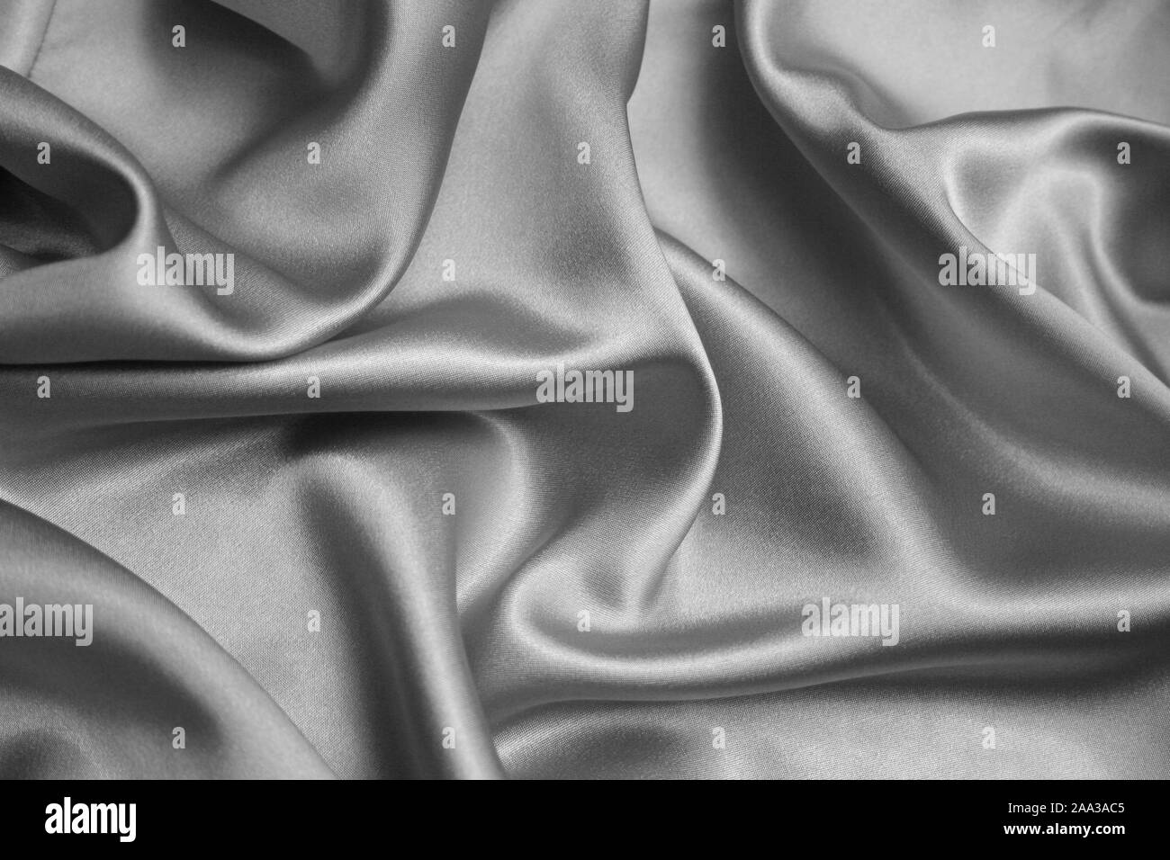 Luxury marerial of gray color as a satin sample Stock Photo - Alamy