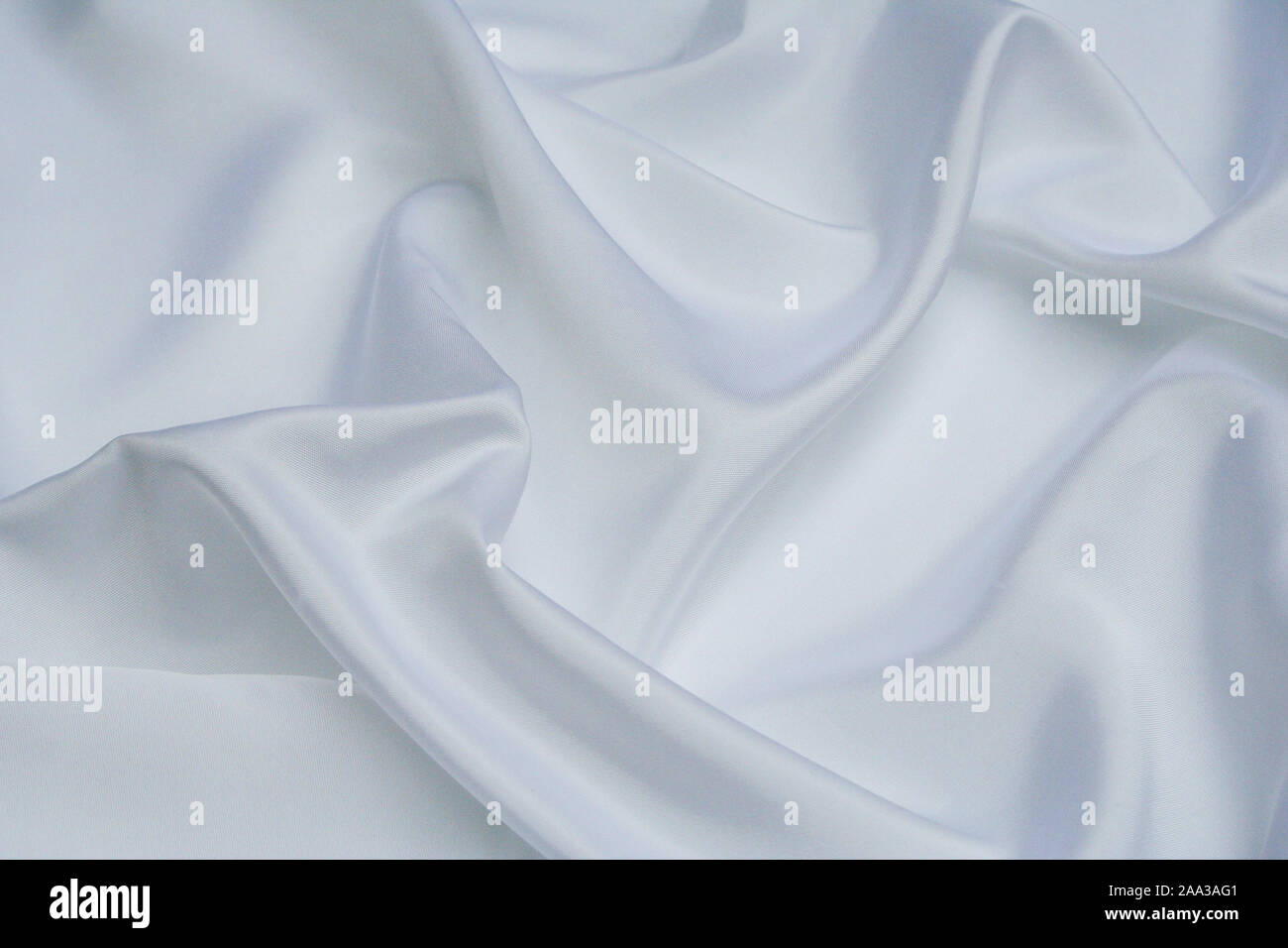 White color satin used as a romantic material Stock Photo - Alamy
