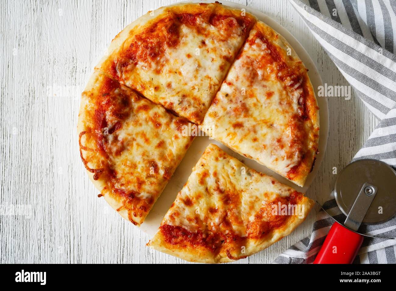 Pizza slice top view hi-res stock photography and images - Alamy