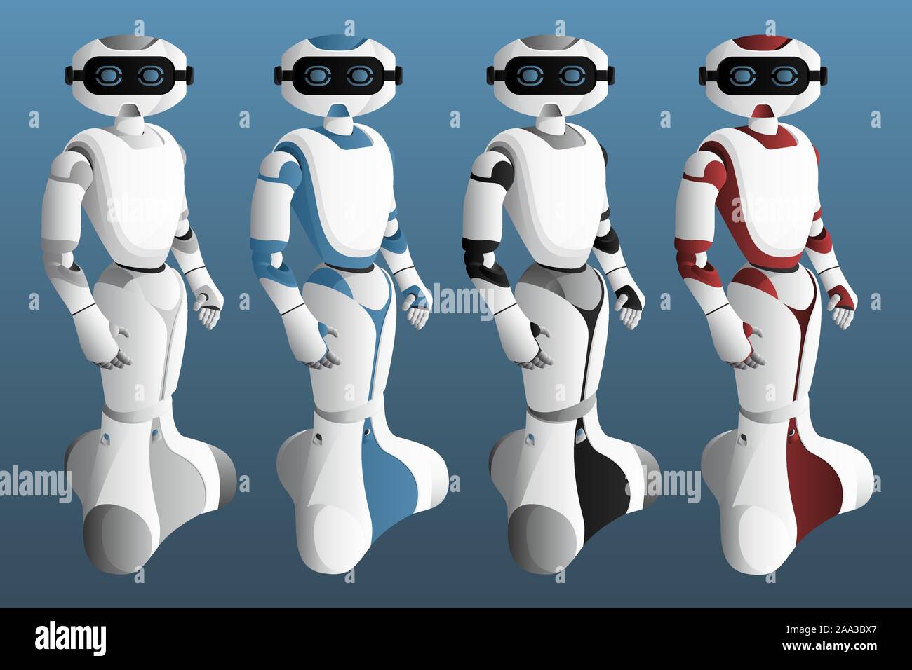Realistic robot. Vector illustration Stock Vector Image & Art - Alamy