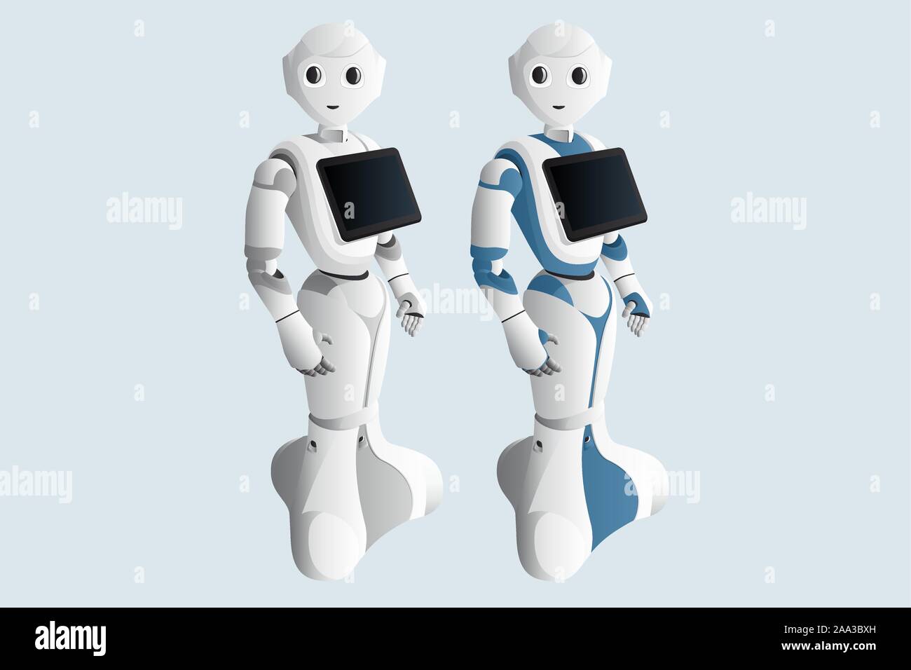 Realistic robot. Vector illustration Stock Vector Image & Art - Alamy