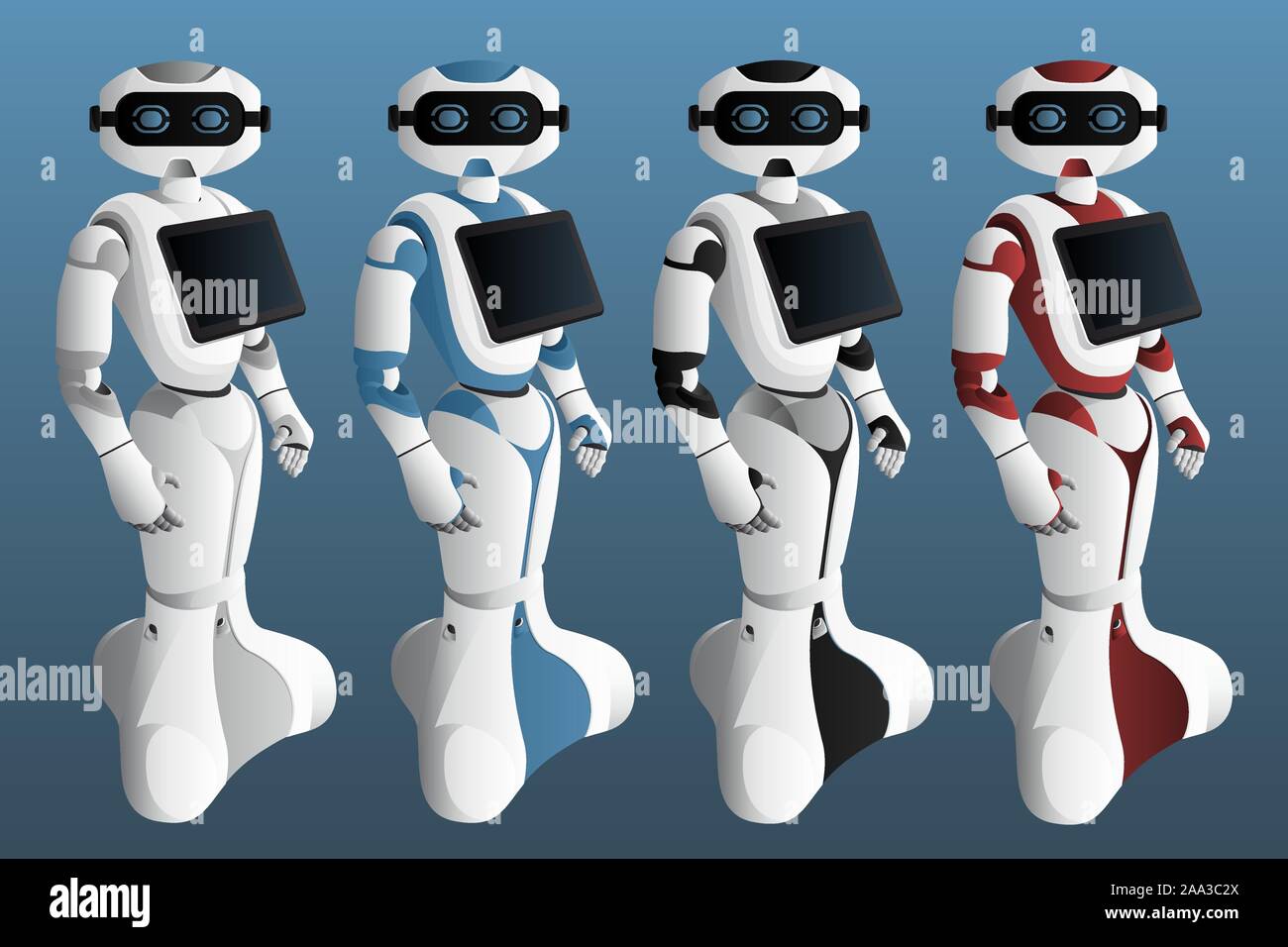 Realistic robot. Vector illustration Stock Vector Image & Art - Alamy