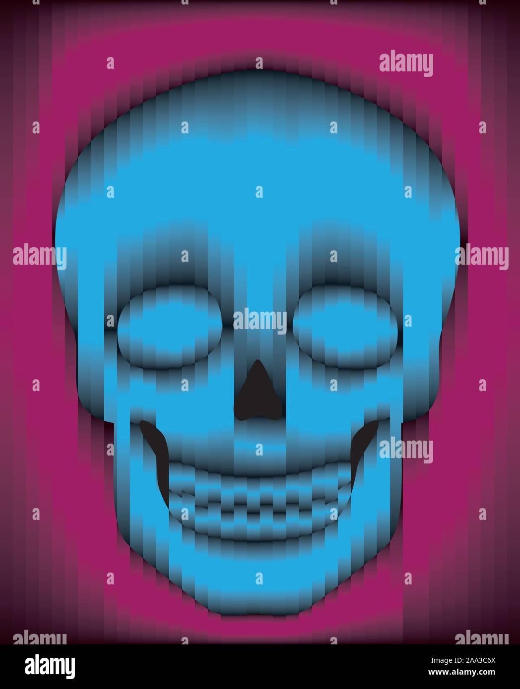 Ray skull image on Stock Vector Images - Alamy