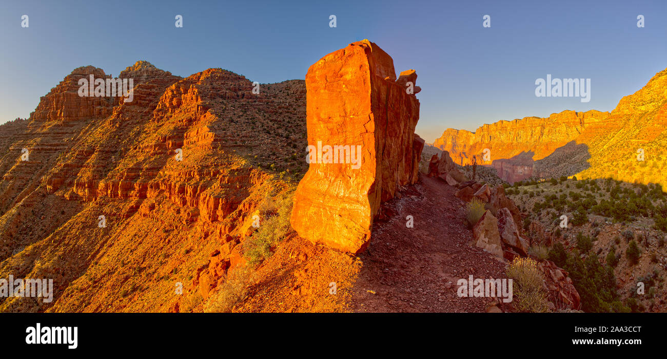 Tanner's Wall along Tanner Trail, Grand Canyon, Arizona, USA Stock ...