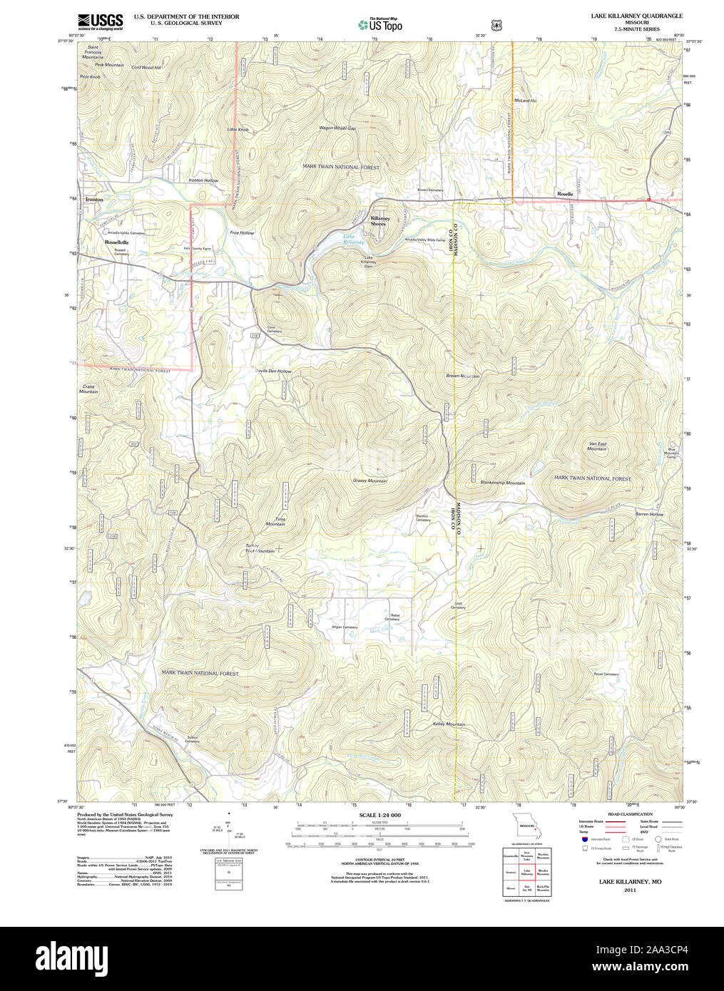 Map of killarney hi-res stock photography and images - Alamy