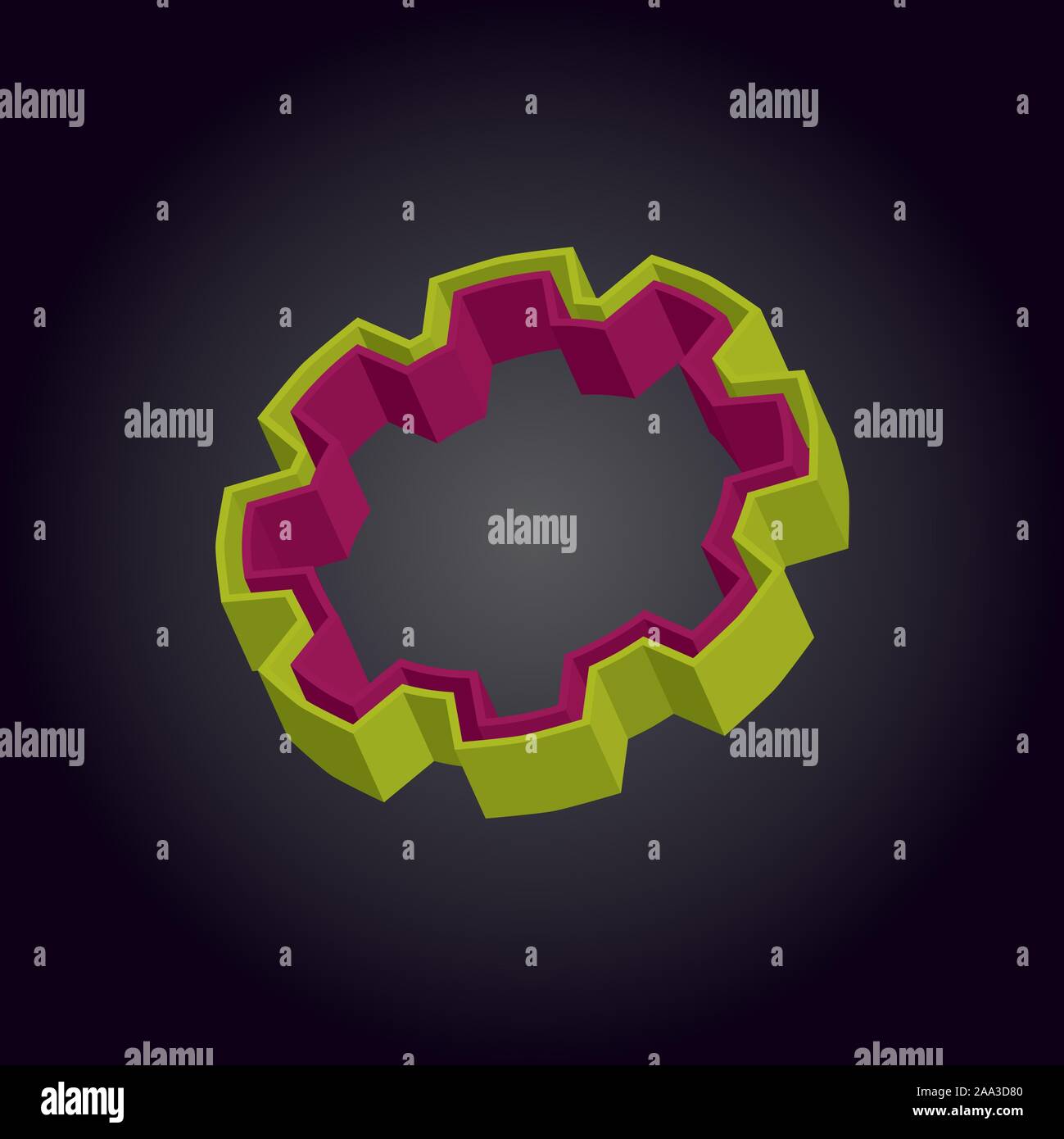 Gear tooth mechanism Stock Vector Images - Alamy